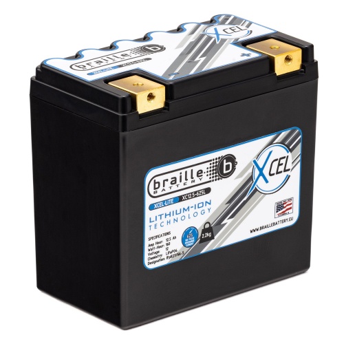 Braille XC12.5-625 XCEL-LITE Lithium Battery | MSAR