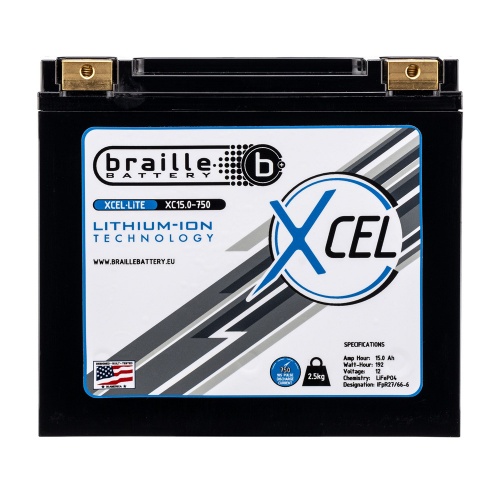 Braille XC15.0-750 XCEL-LITE Lithium Battery | MSAR