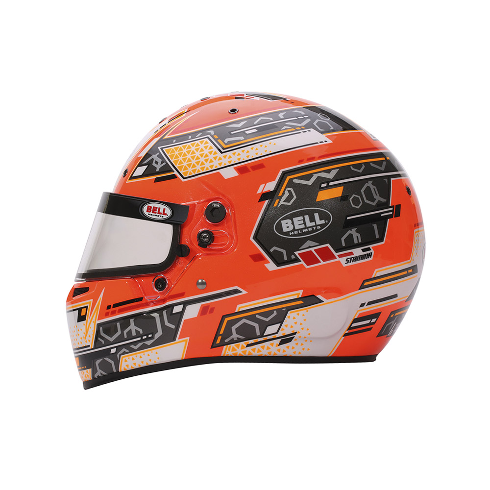 Bell Helmets RS7-K Stamina Orange Kart Helmet | MSAR
