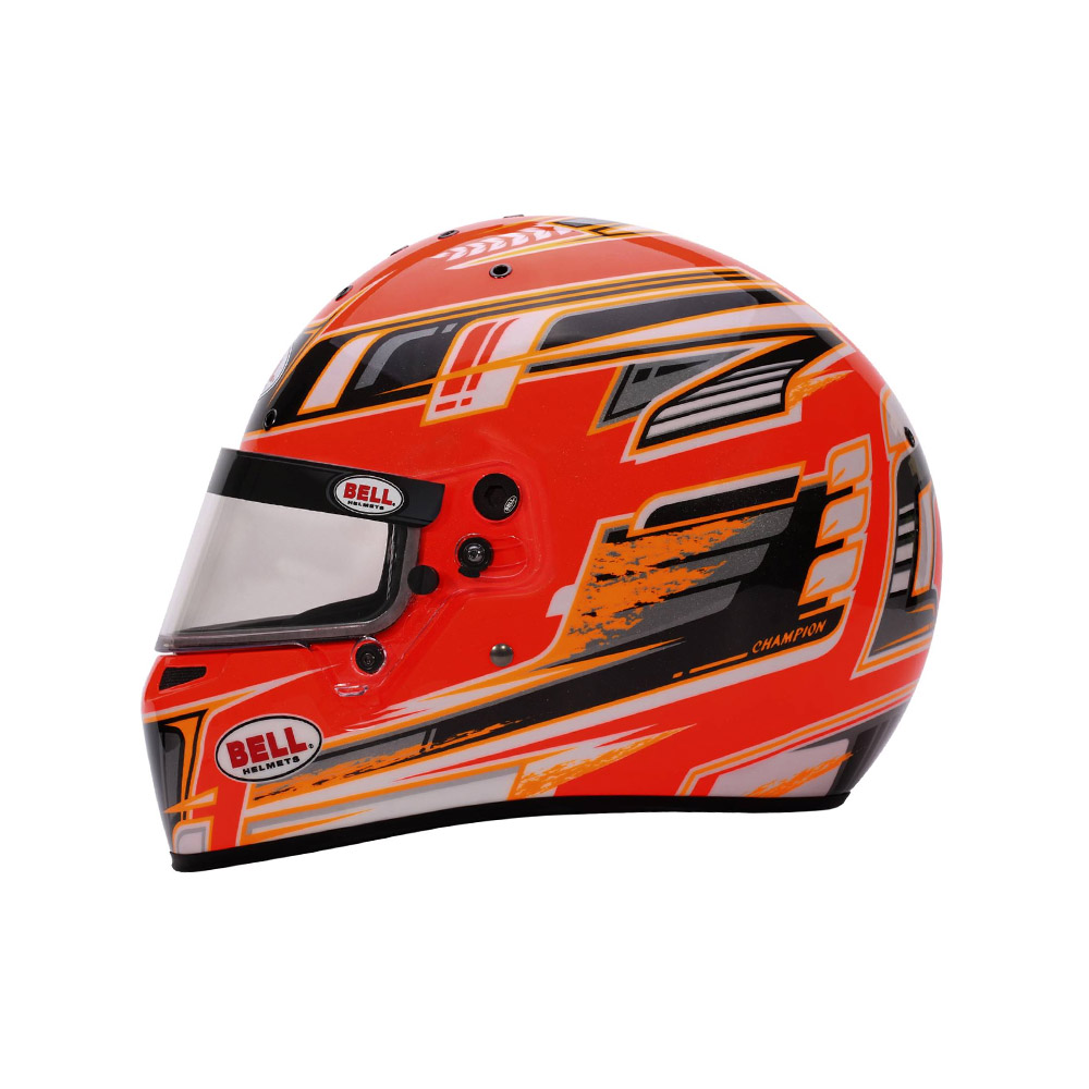 Bell KC7-CMR Kart Helmet Champion Orange | 1311 | MSAR