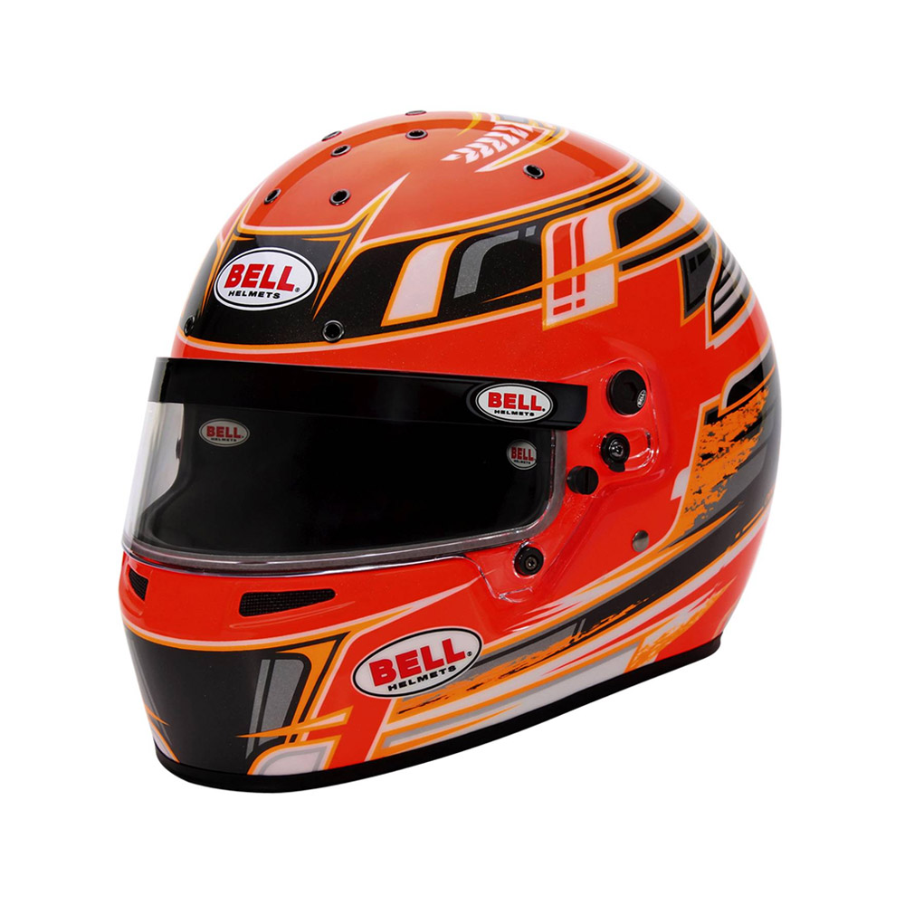 Bell KC7-CMR Kart Helmet Champion Orange | 1311 | MSAR