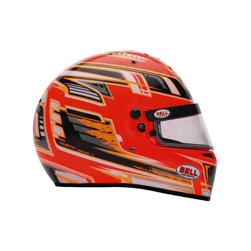 Bell KC7-CMR Kart Helmet Champion Orange | 1311 | MSAR