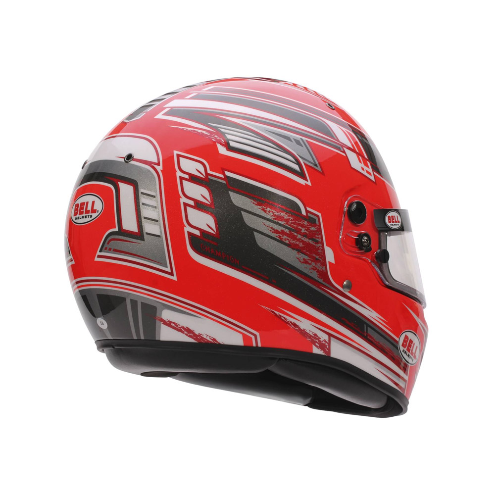 Bell KC7-CMR Champion Kart Helmet Red | 1311 | MSAR
