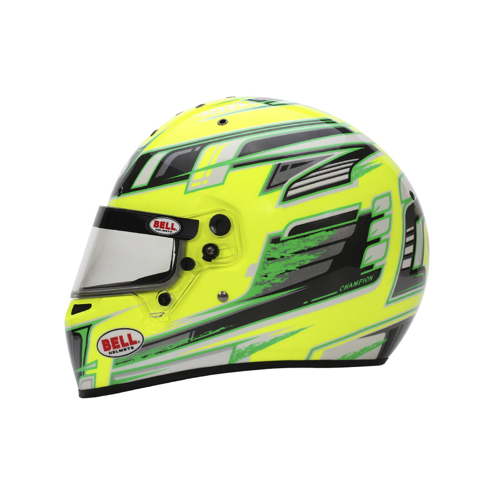 Bell KC7-CMR Kart Helmet Champion Yellow | 1311 | MSAR