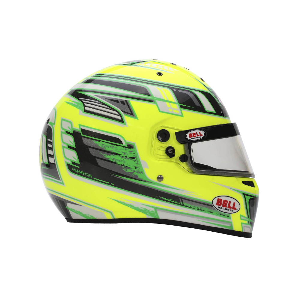 Bell KC7-CMR Kart Helmet Champion Yellow | 1311 | MSAR
