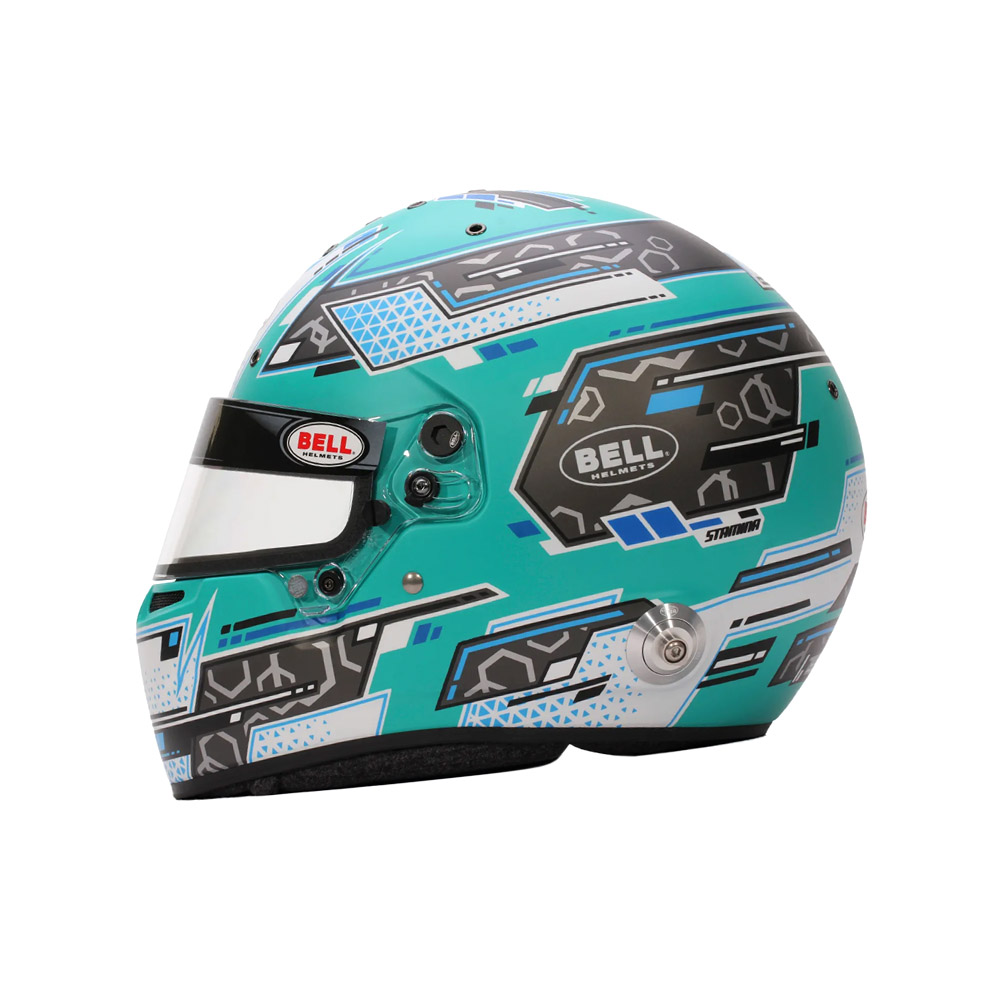 Bell RS7 Pro Stamina Green Race Helmet | 1310B8 | MSAR