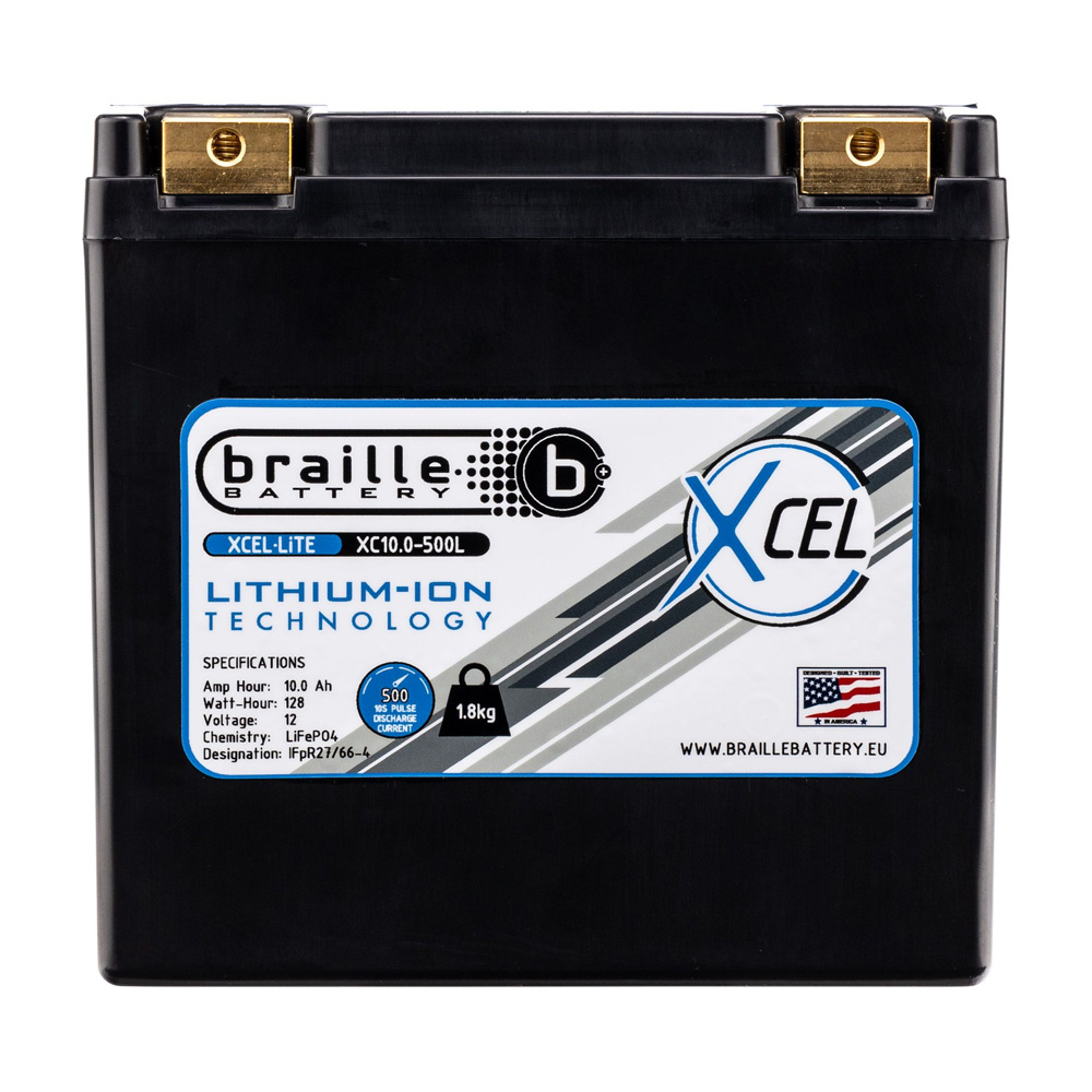 Braille XC10.0-500 XCEL-LITE Lithium Battery | MSAR