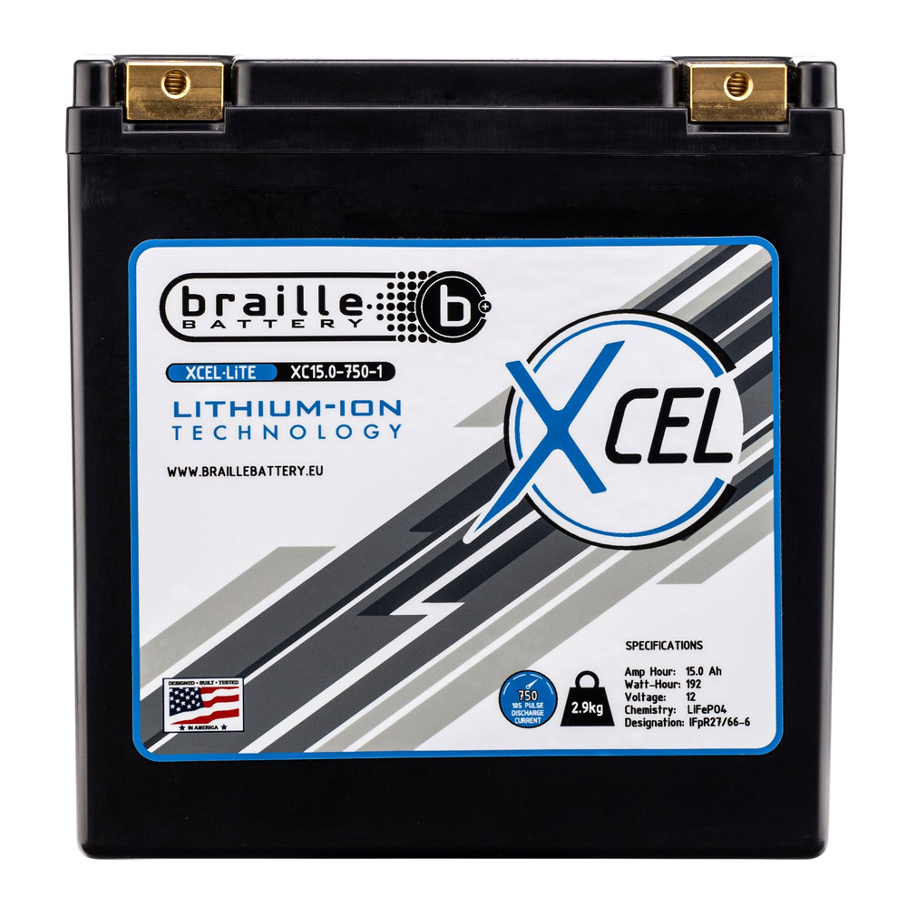 Braille XC15.0-750-1 XCEL-LITE Lithium Battery | MSAR