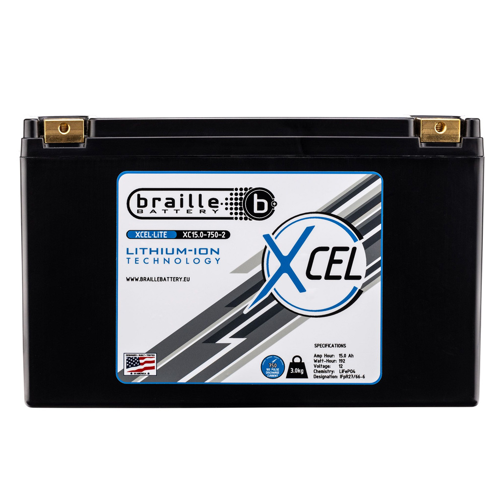 Braille XC15.0-750-2 XCEL-LITE Lithium Battery | MSAR
