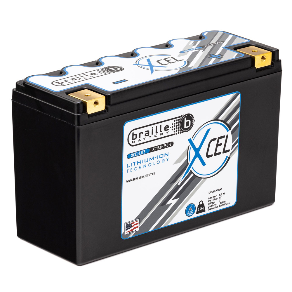 Braille XC15.0-750-2 XCEL-LITE Lithium Battery | MSAR