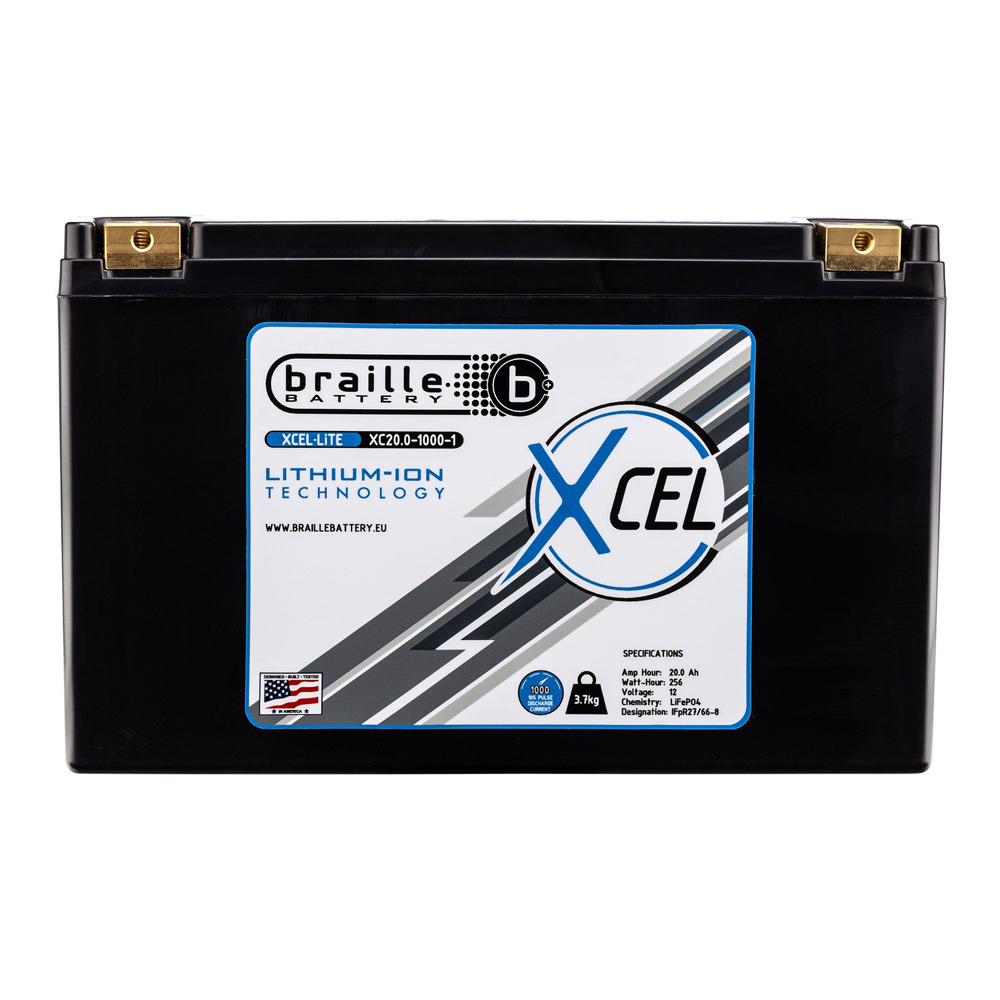 Braille XC20.0-1000-1 XCEL-LITE Lithium Battery | MSAR