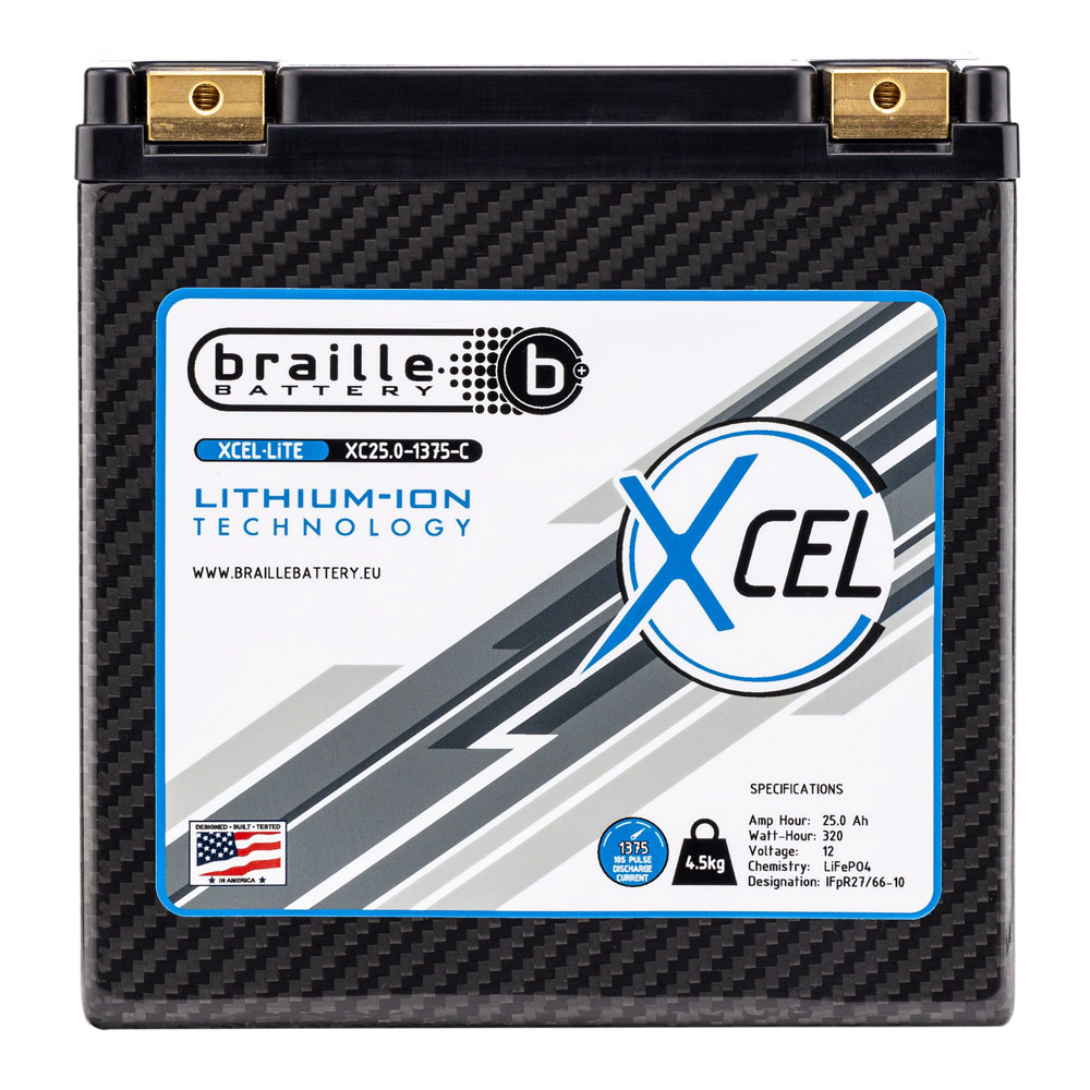 Braille XC25.0-1375-C XCEL-LITE Lithium Battery | MSAR