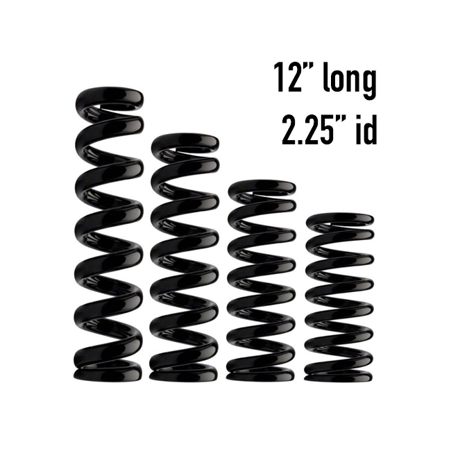 Faulkners 2.25" id 12" Coil Springs | 12E | MSAR
