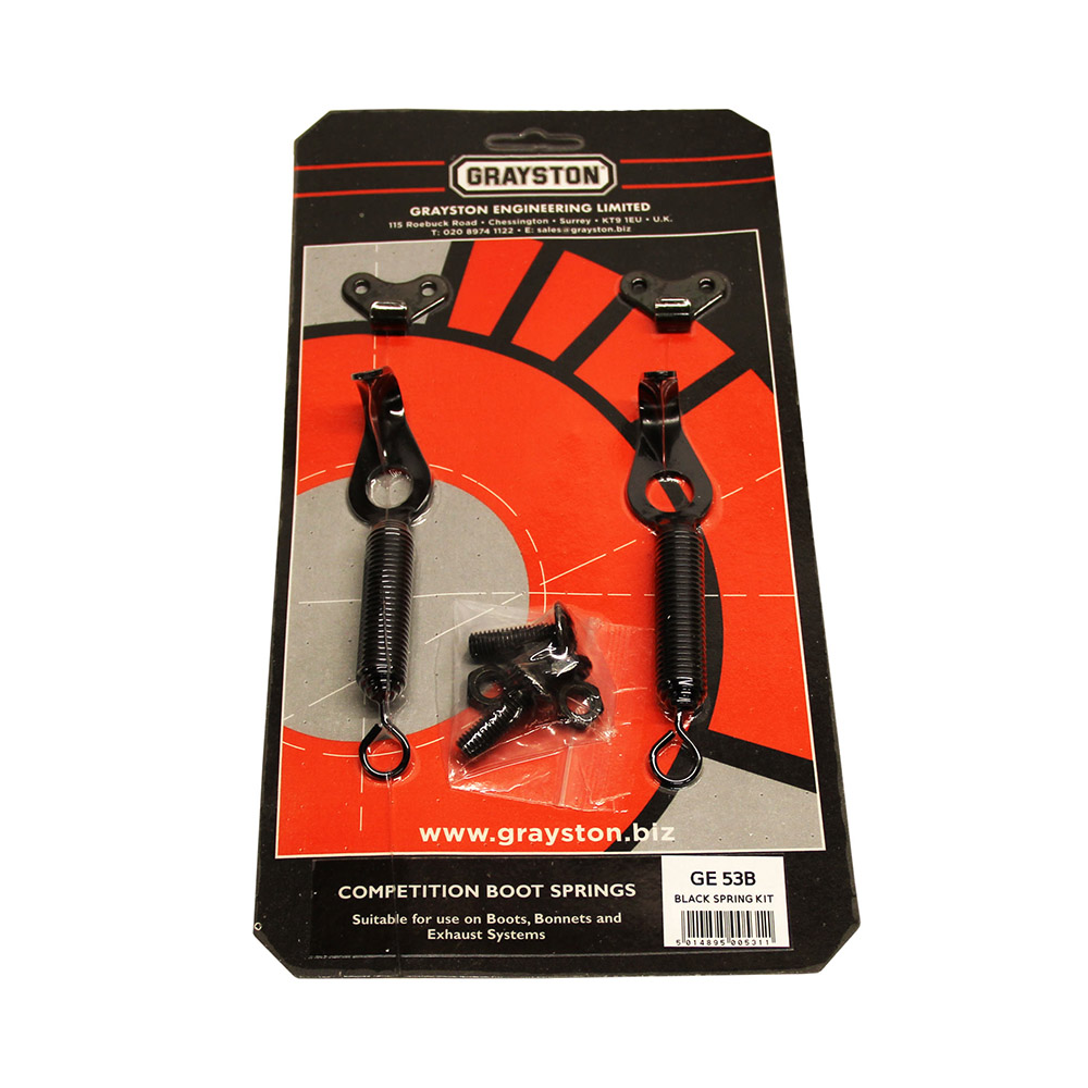 Grayston Stainless Boot Spring Kit Black - GE53B | MSAR