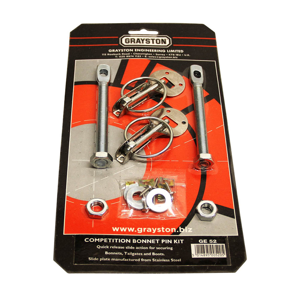Grayston Stainless Steel Bonnet Pin Kit - GE52 | MSAR