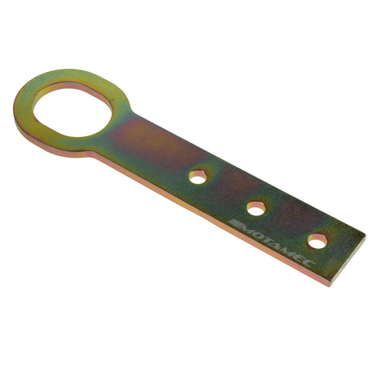 Motamec Long Flat Steel Towing Eye | MT-TEFL-ZP | MSAR