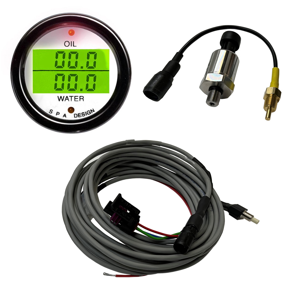 Buy SPA Dual Oil Press / Water Temp Gauge - DG200 | MSAR London