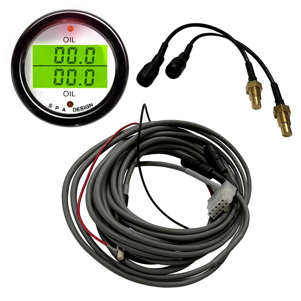 Buy SPA Dual Oil Temp / Oil Temp Gauge | DG209 | MSAR