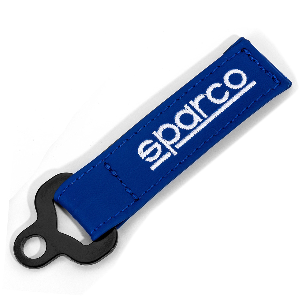 Buy Sparco Leather Key Fob in Blue | 099070AZ | MSAR