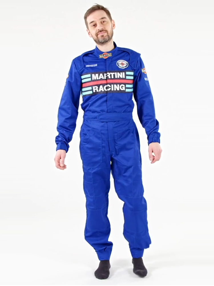 Sparco Martini Racing Mechanics Suit | 002020MR | MSAR