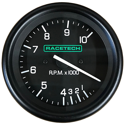 Racetech 80mm Rev Counter | Electronic | 80mm Diameter | RTTC8 | MSAR ...
