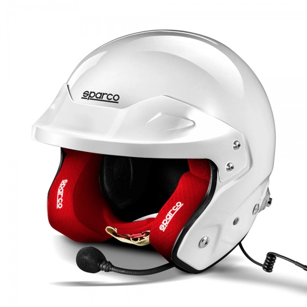 Sparco RJ-I Intercom Helmet White | 003369BI | MSAR